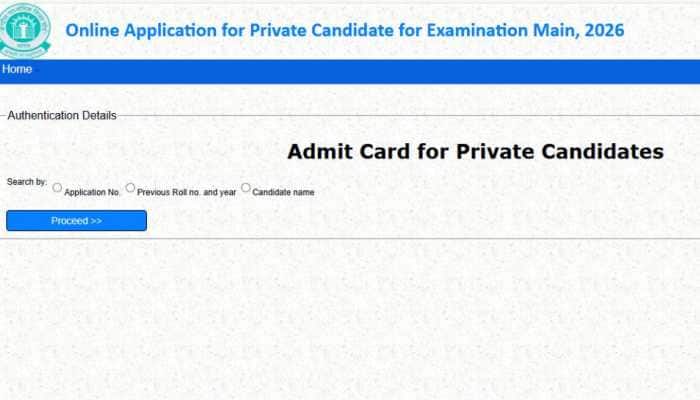 CBSE admit card 2026 out for class 10, 12 private candidates at cbse ...