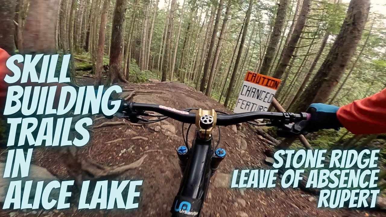 Riding the Alice Lake starter trails