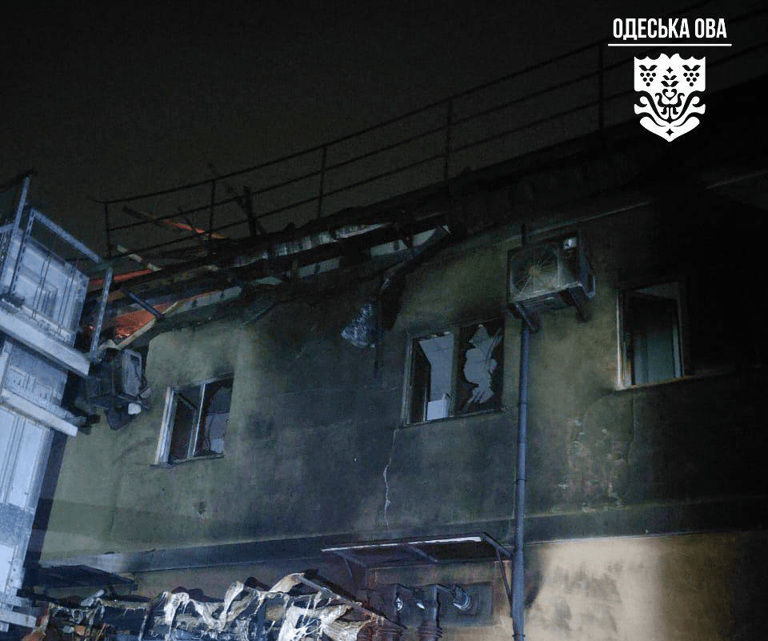 Russian drones shatter homes, shops in Odesa