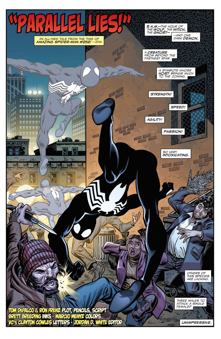 A new era begins with Spider-Venom's debut in Venom #252