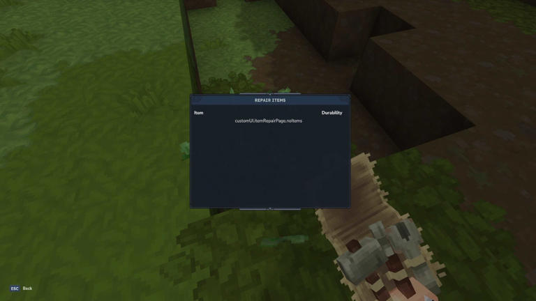 How to craft repair kits in Hytale