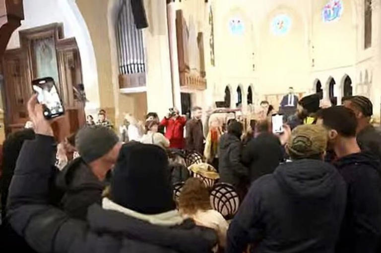 Former CNN anchor joins anti-ICE protesters inside Minneapolis church ...