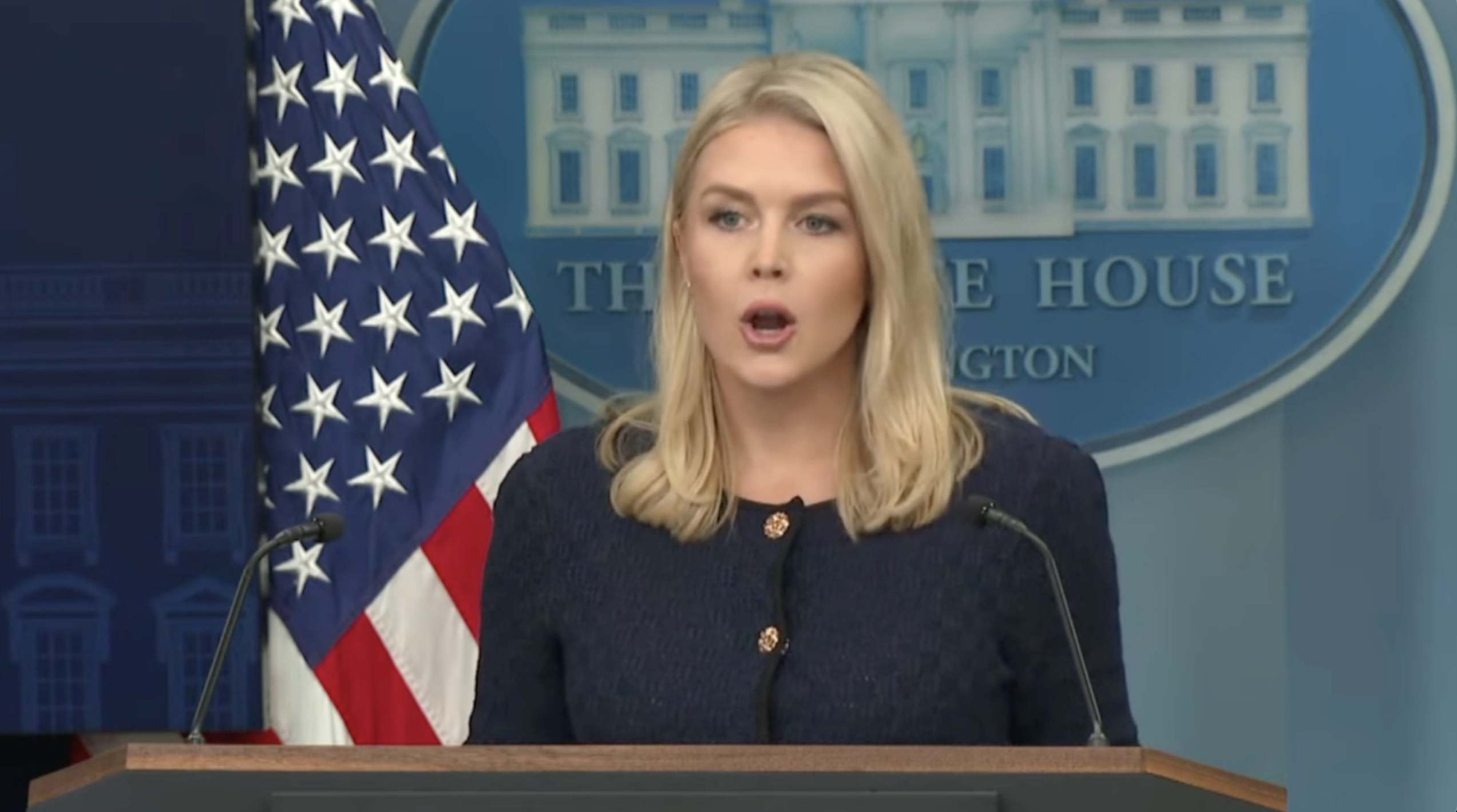 'Retract it': Karoline Leavitt loses her cool, demands Washington Post ...