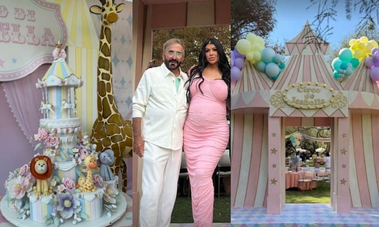 Vicente Fernández Jr y Mariana González celebran su lujoso baby shower ...