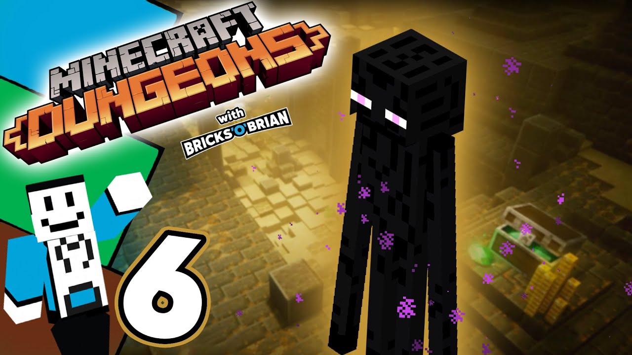 Dangers of the desert temple! - Minecraft Dungeons with Bricks 'O' Brian