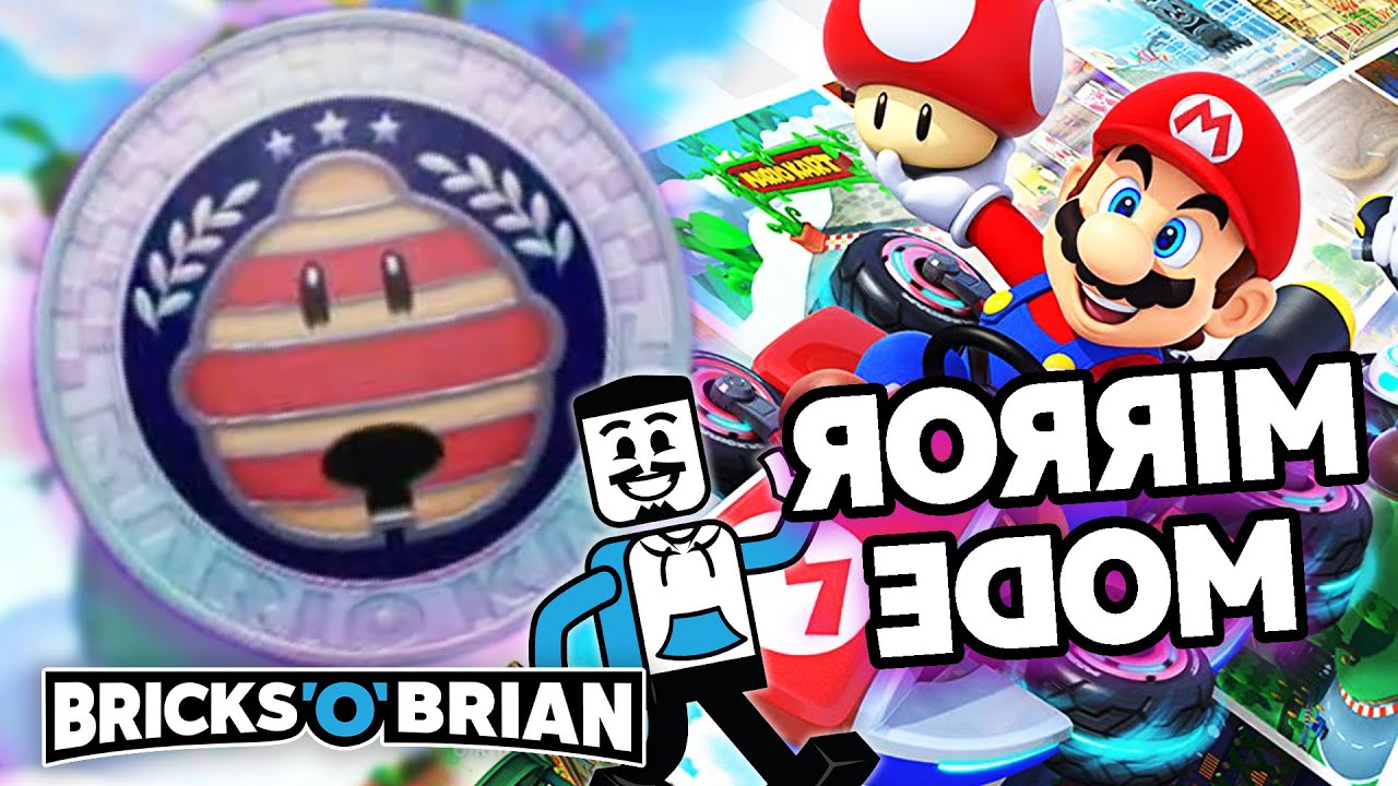 Mirror mode lucky cat cup! - Mario Kart booster course