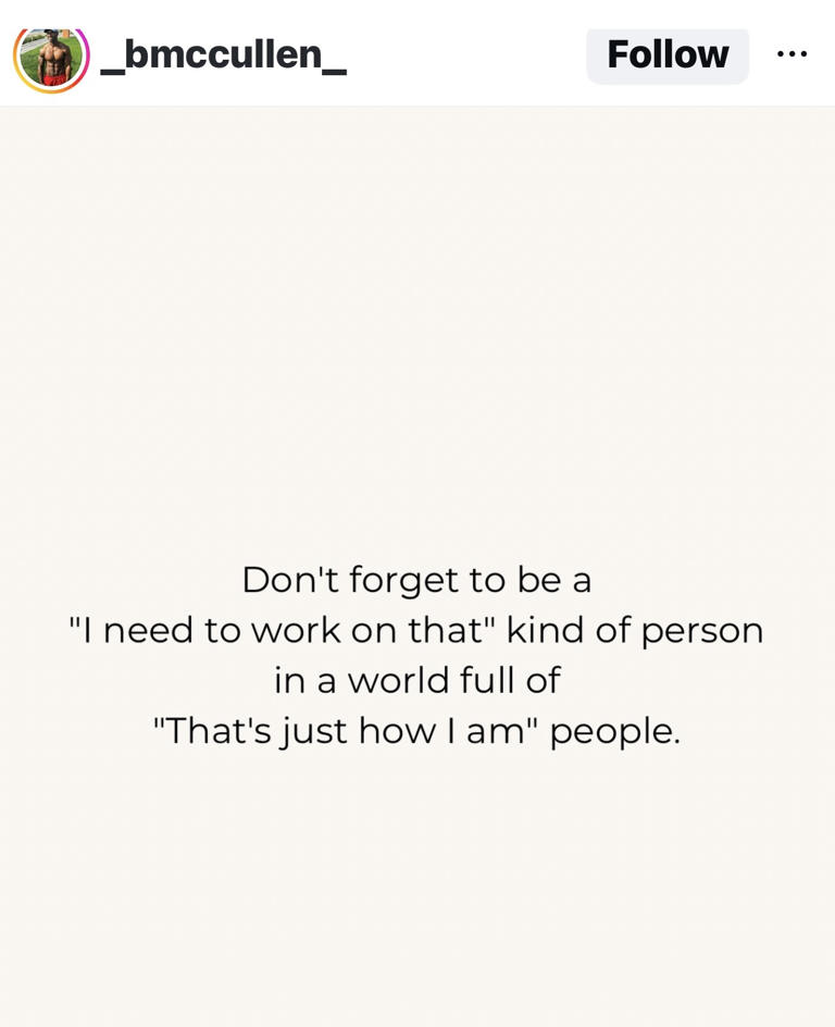 I need to work on that