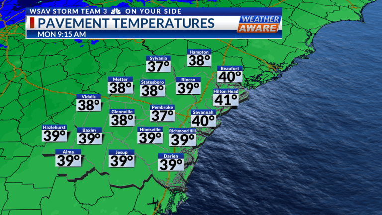 Weather aware: Patchy black ice Monday morning