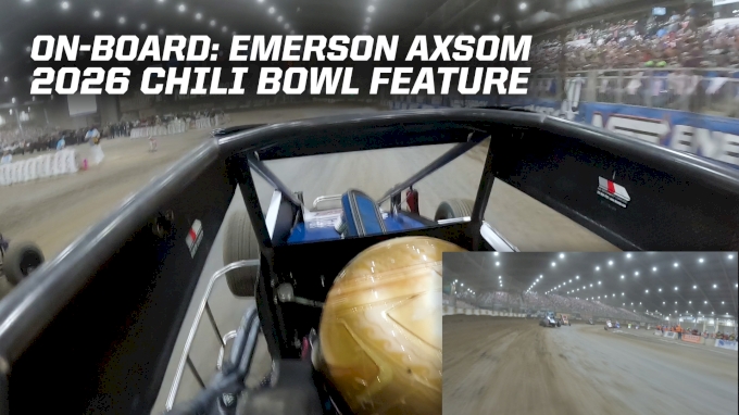 On-board: Emerson Axsom wins 2026 Chili Bowl Nationals from two angles