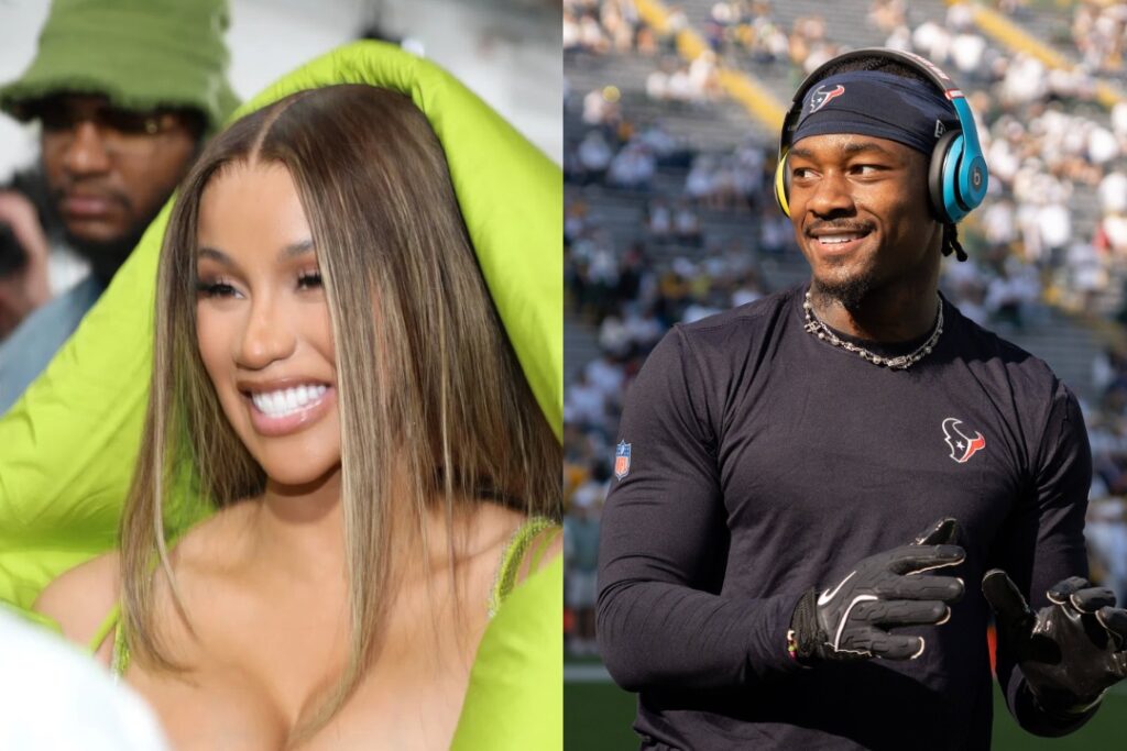 Cardi B hypes up boyfriend Stefon Diggs, claps back at NFL Live ...
