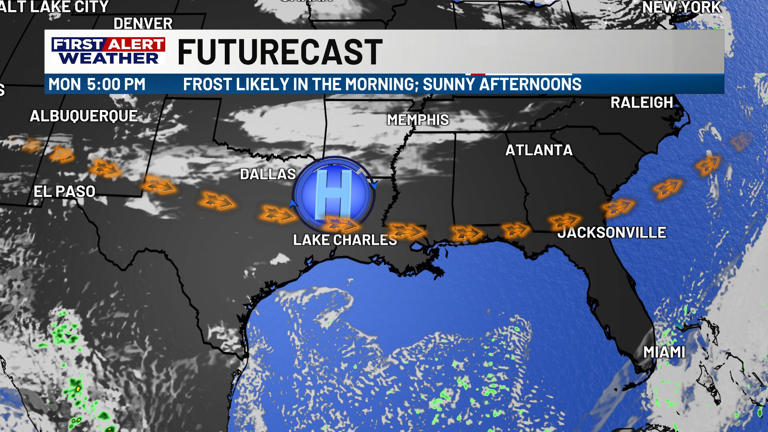 First alert forecast: Chilly Monday followed by rain chances midweek