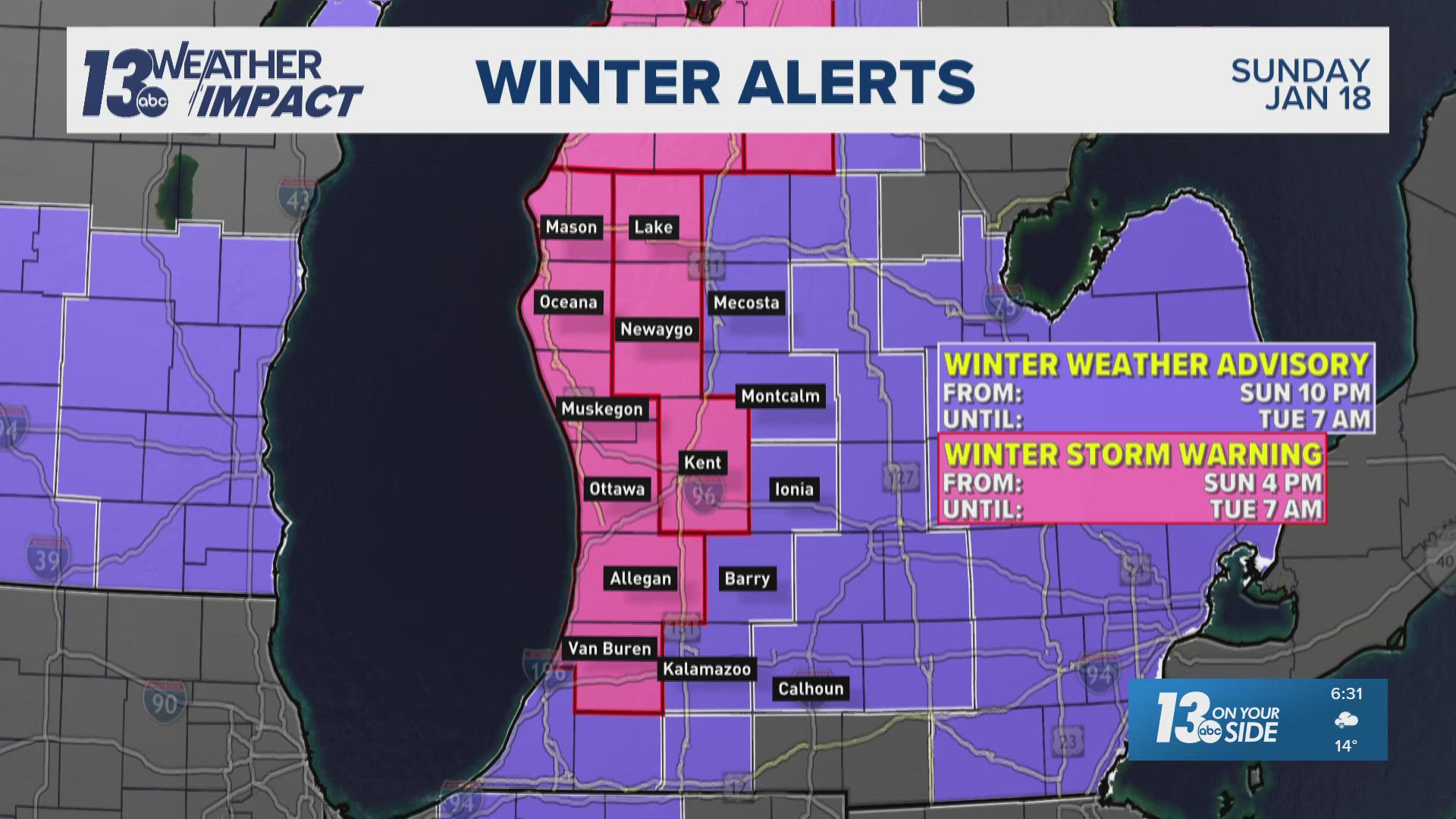Blizzard-like conditions expected along the lakeshore amid winter storm