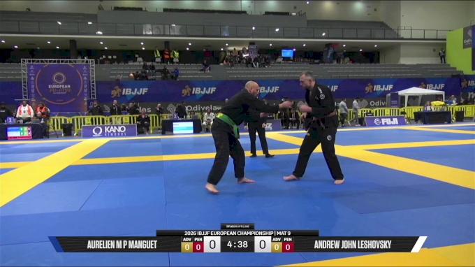 Andrew John Leshovsky vs Aurelien M P Manguet 2026 European Jiu-Jitsu ...