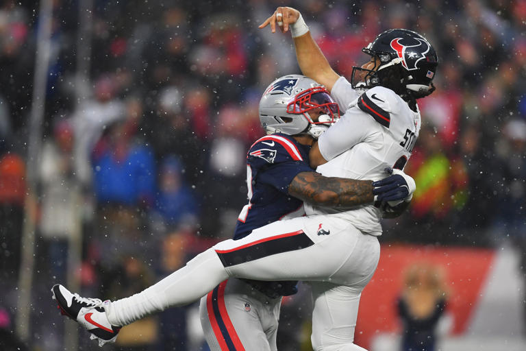 CJ Stroud's 4 interceptions dig a hole the Texans' defense can't get ...