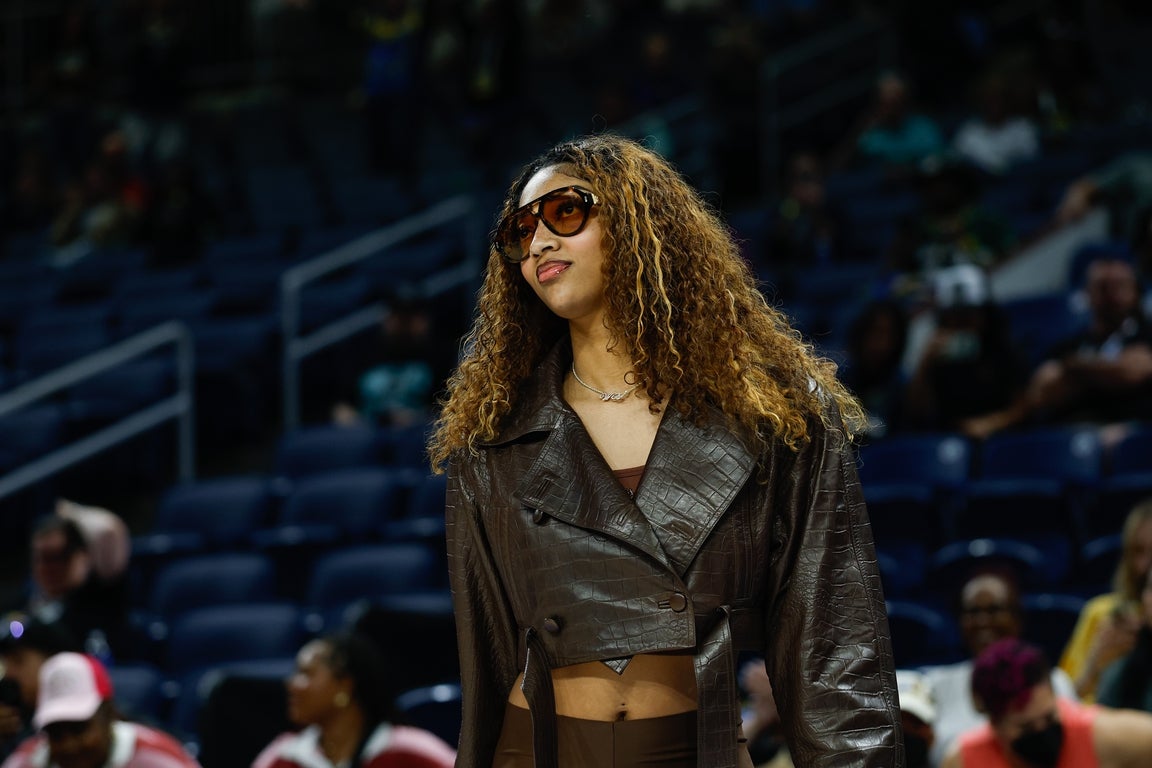 Amazing photos of WNBA star Angel Reese's life off the court