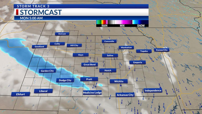 Storm Track 3 forecast: Tracking a sliver of snow Monday, another cold ...