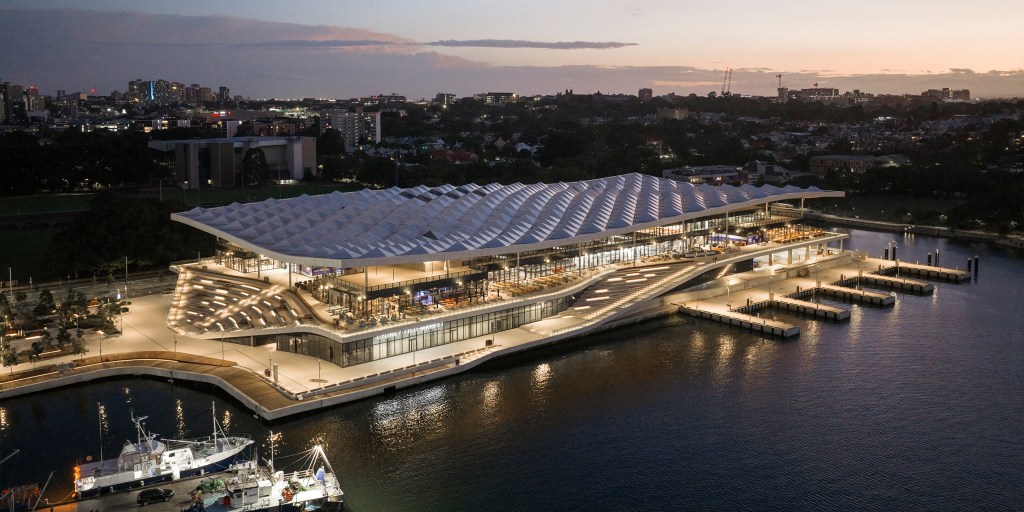 The new Sydney Fish Market has officially opened at Blackwattle Bay