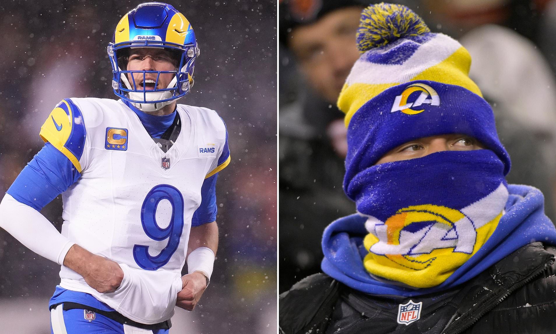 Extreme measures Rams players took to stay warm during ice-cold Bears ...