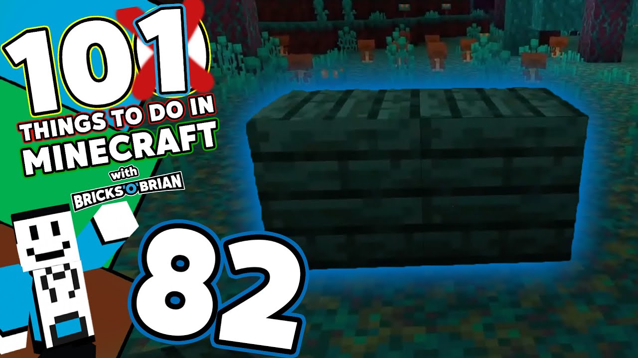 Find a warped forest! - 101 things to do in Minecraft with Bricks 'O' Brian