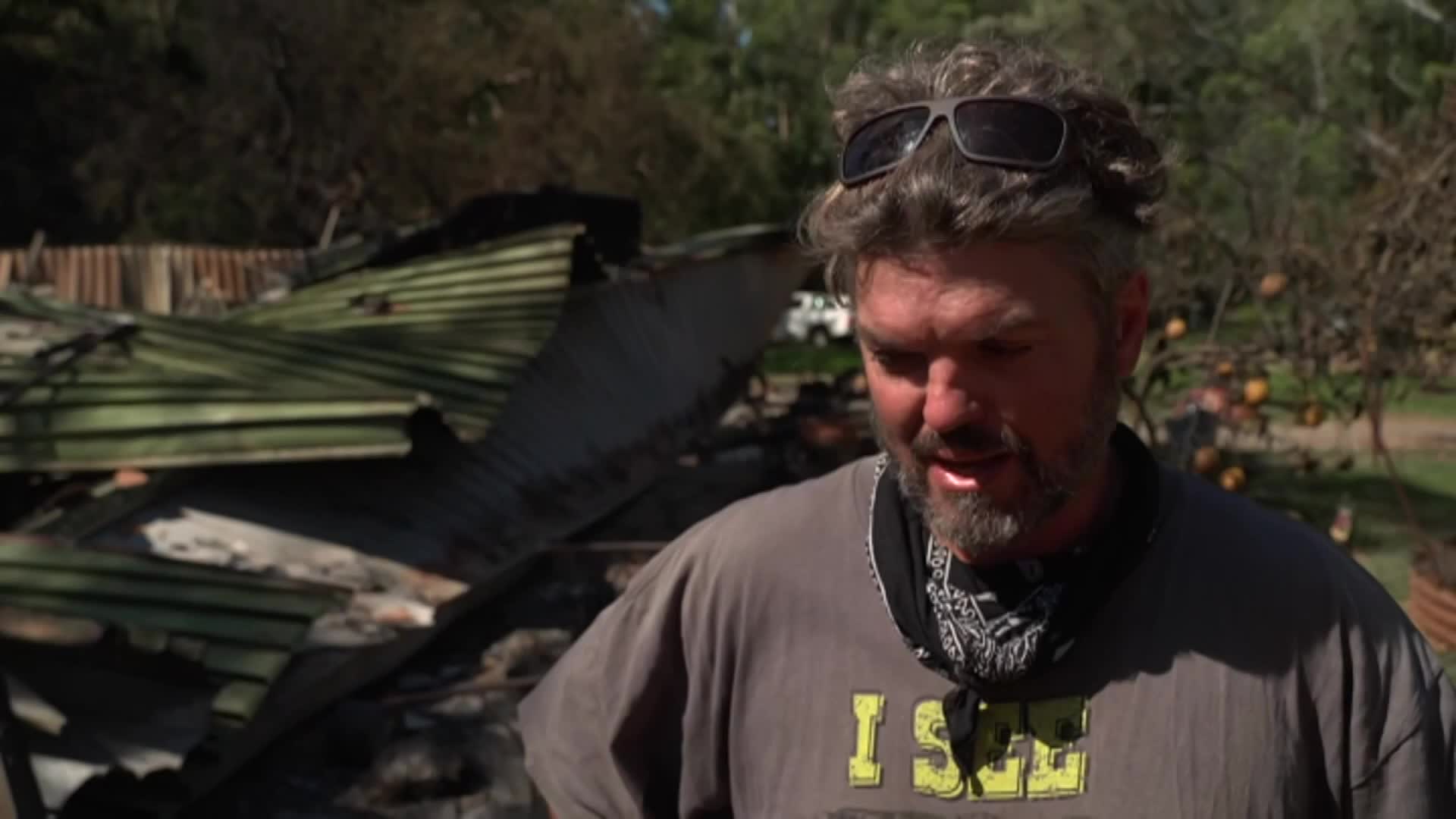 Uncontrolled scrub fire destroyed on Fleurieu Peninsula