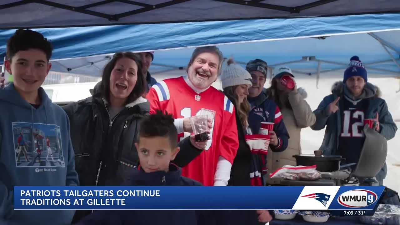 New England Patriots tailgaters continue traditions at Gillette Stadium
