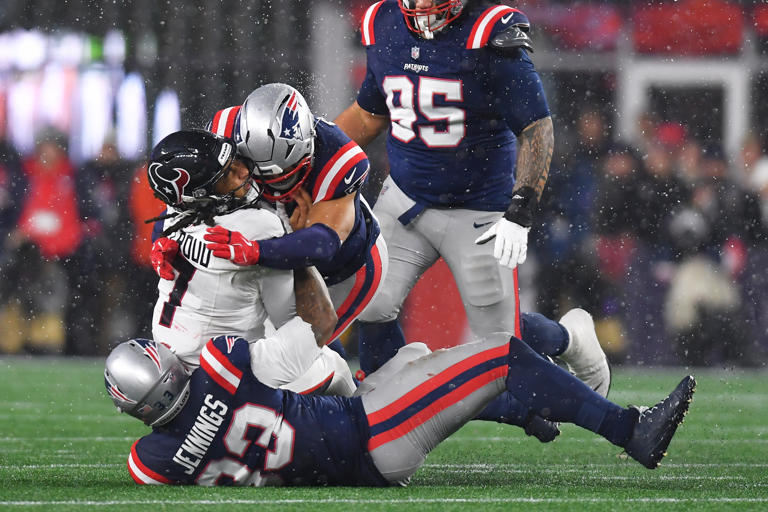CJ Stroud's 4 interceptions dig a hole the Texans' defense can't get ...