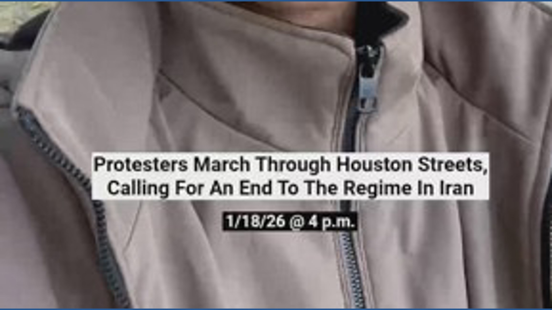 Iran protest and march in Houston