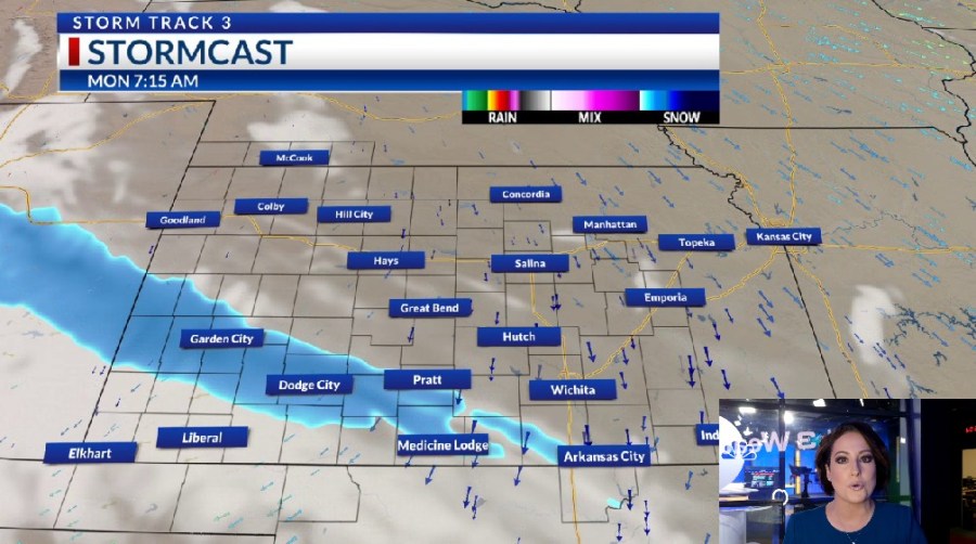 Storm Track 3 forecast: Tracking a sliver of snow Monday, another cold ...