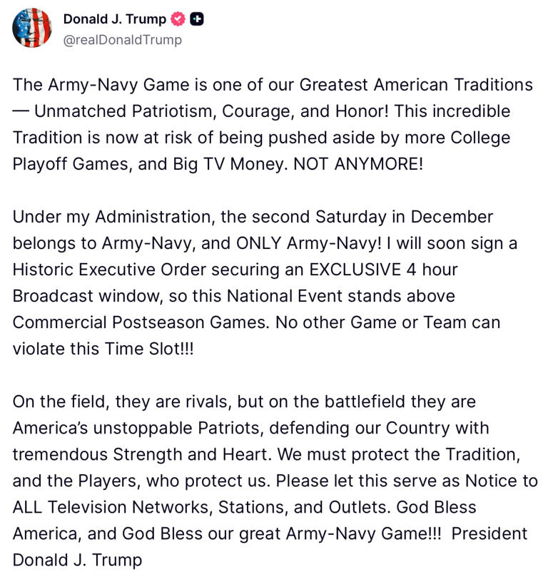 Trump, 79, forces America to watch 4-hour football game