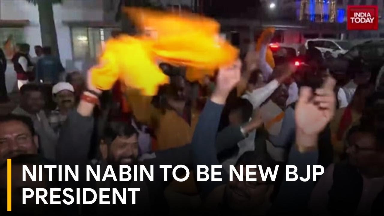 BJP to announce new president tomorrow; Nitin Nabin expected to be ...