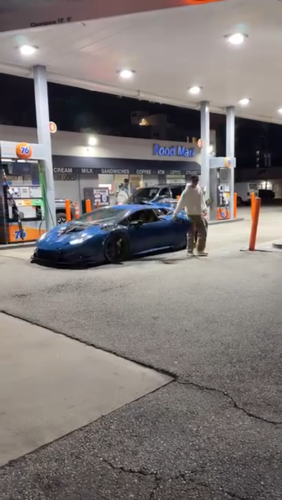 The proper way to pull up to a gas pump