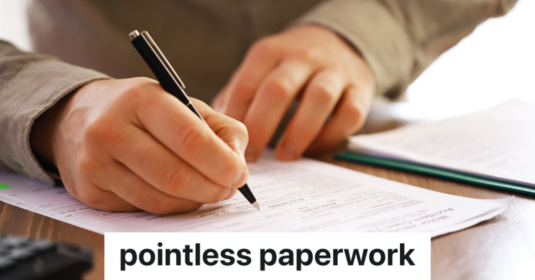 Civil engineer questions why forms need to be filled out by hand ...