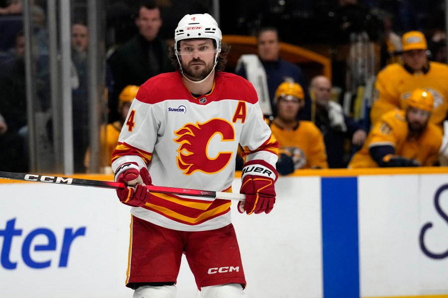 Vegas Golden Knights acquire defensemen Rasmus Andersson from Calgary ...