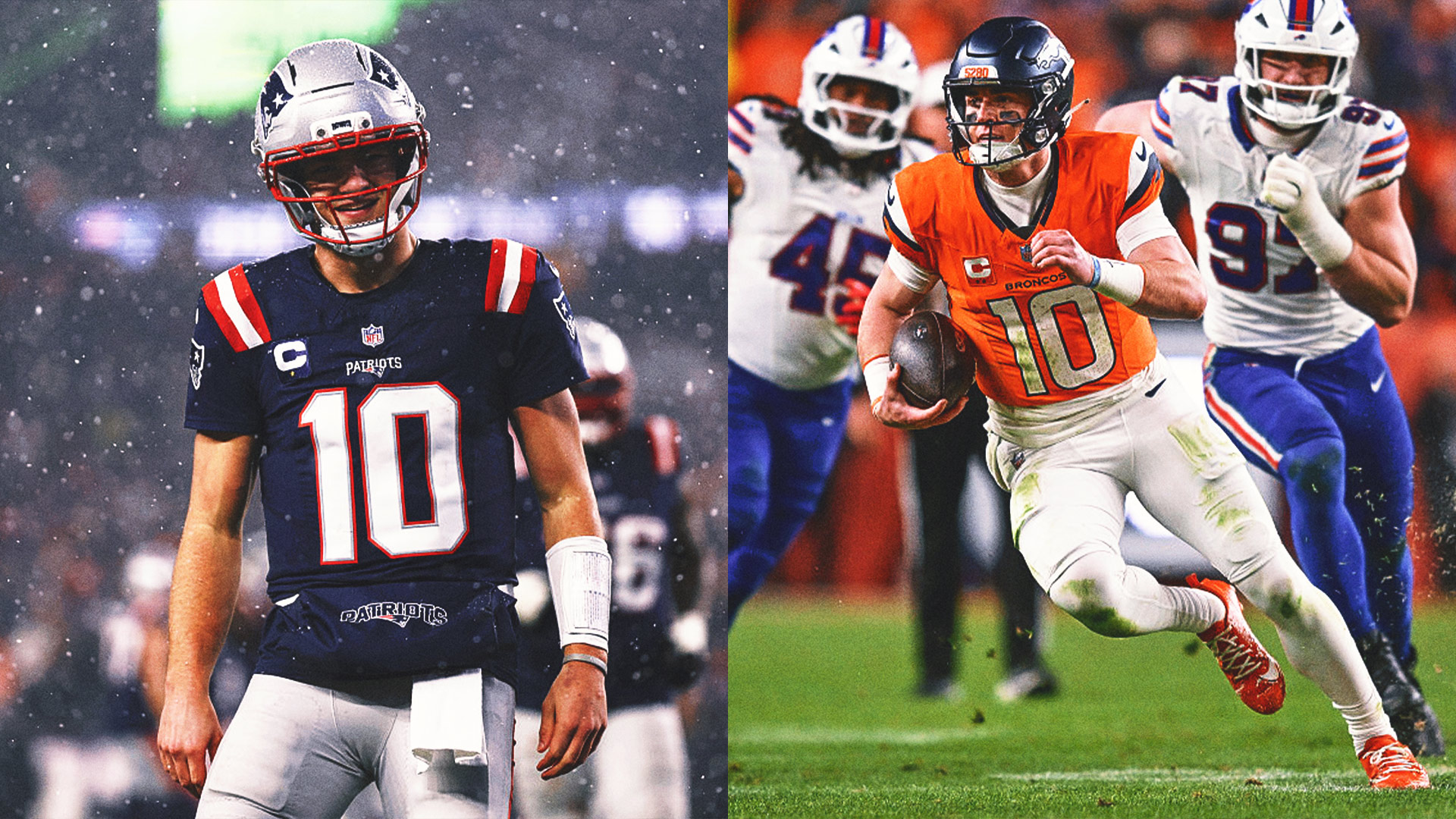 Drake Maye 'heartbroken' over Bo Nix's ankle injury, ends his season