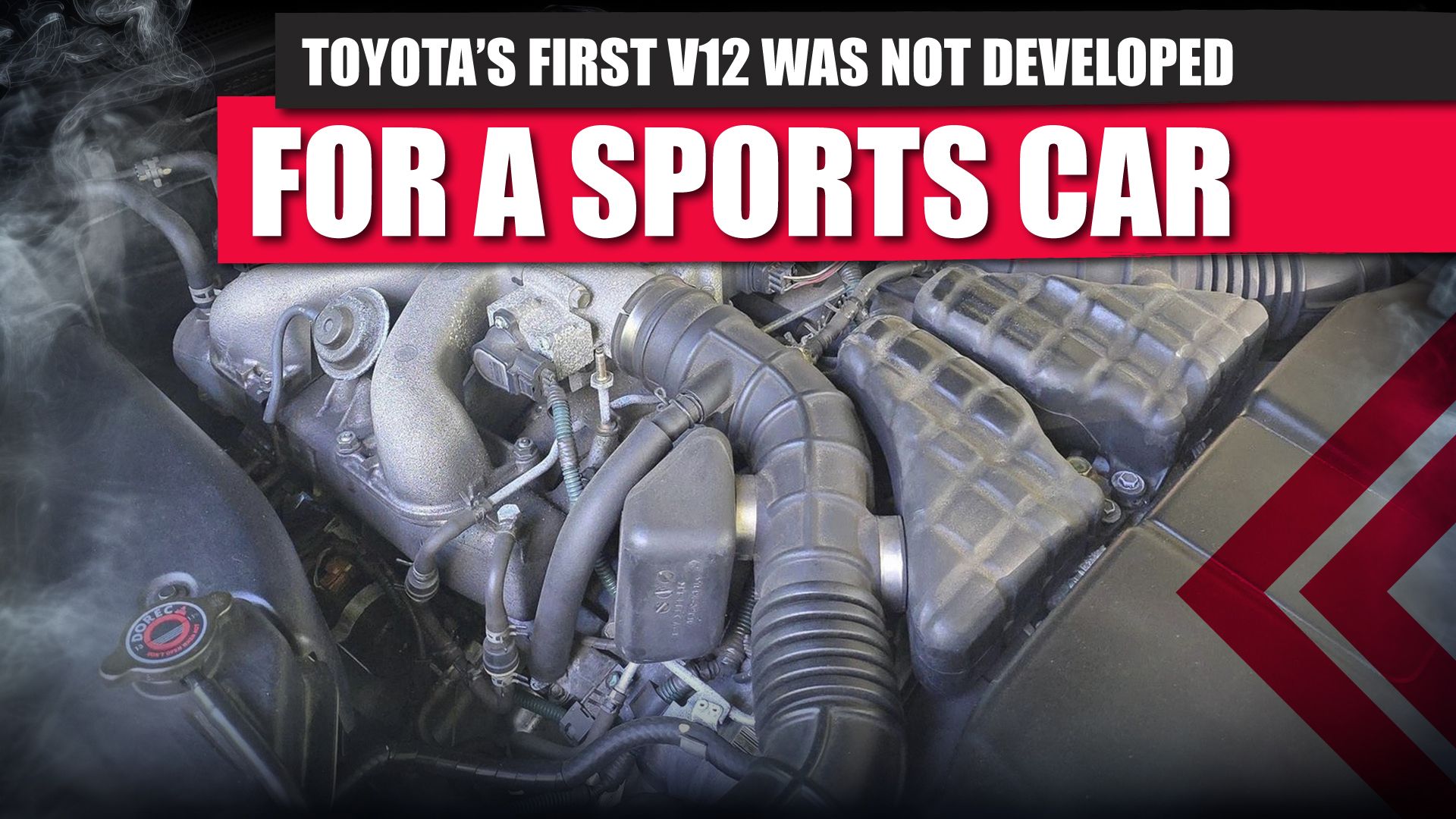 Toyota’s first V12 engine was not developed for a sports car