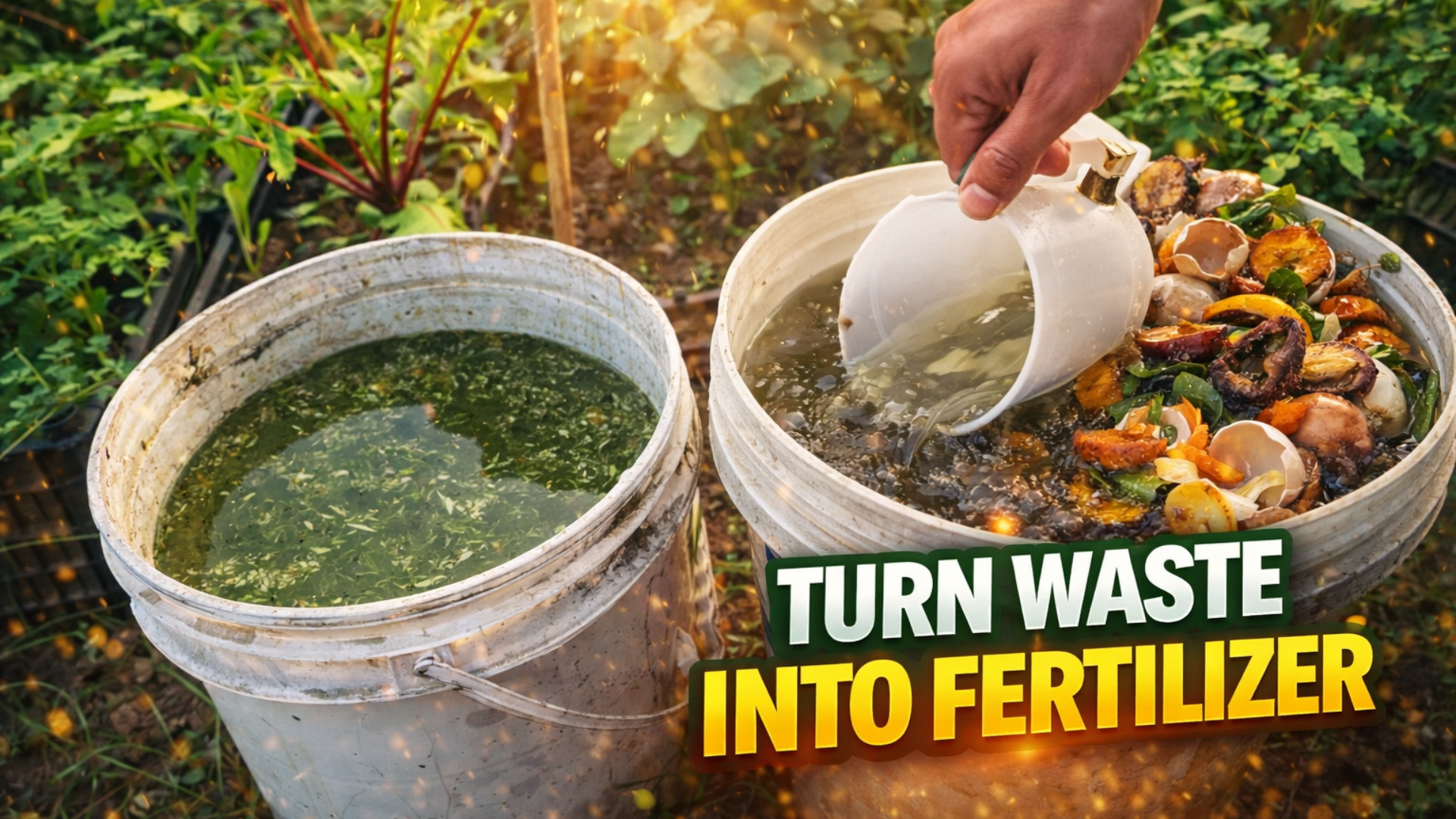 DIY fertilizer from everyday waste for healthier plants