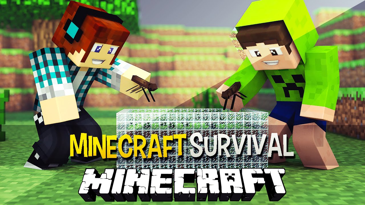 Minecraft survival ep.123 - Estudando insetos e formigário!