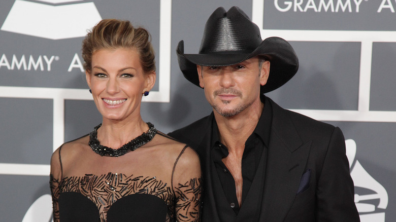 Faith Hill was engaged to someone else when she first met Tim McGraw