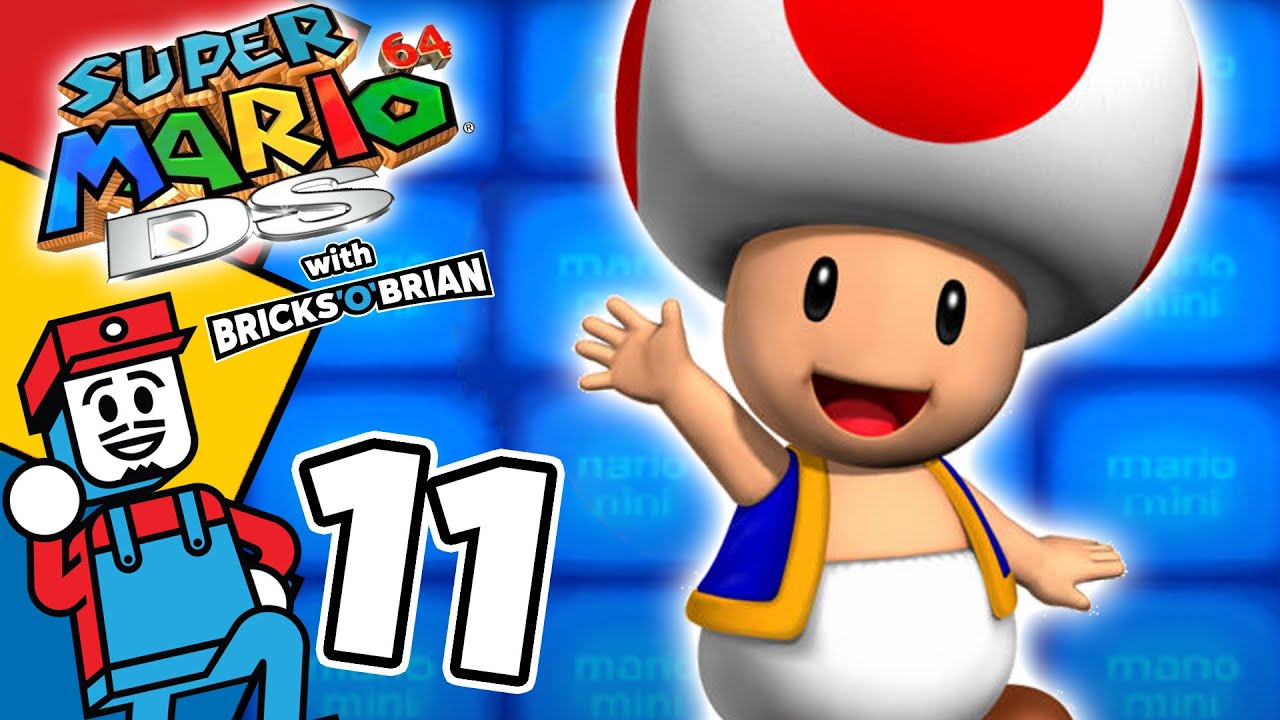 So many mini games! - Super Mario 64 DS with Bricks 'O' Brian