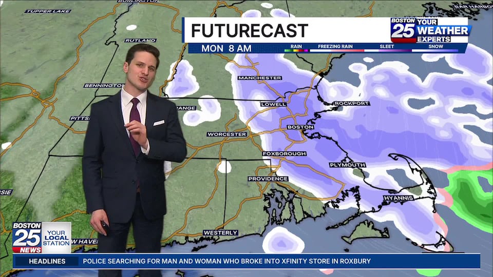 Boston 25 Sunday late night weather forecast