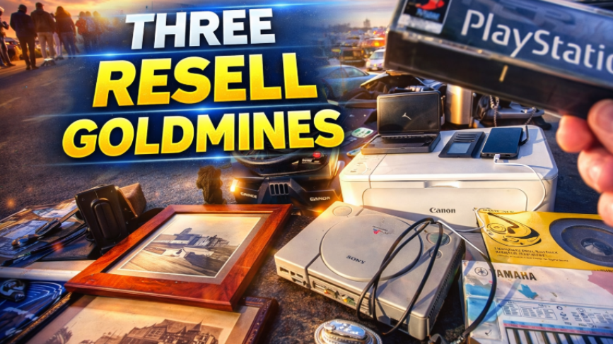 Three resell goldmines found at a UK car boot sale