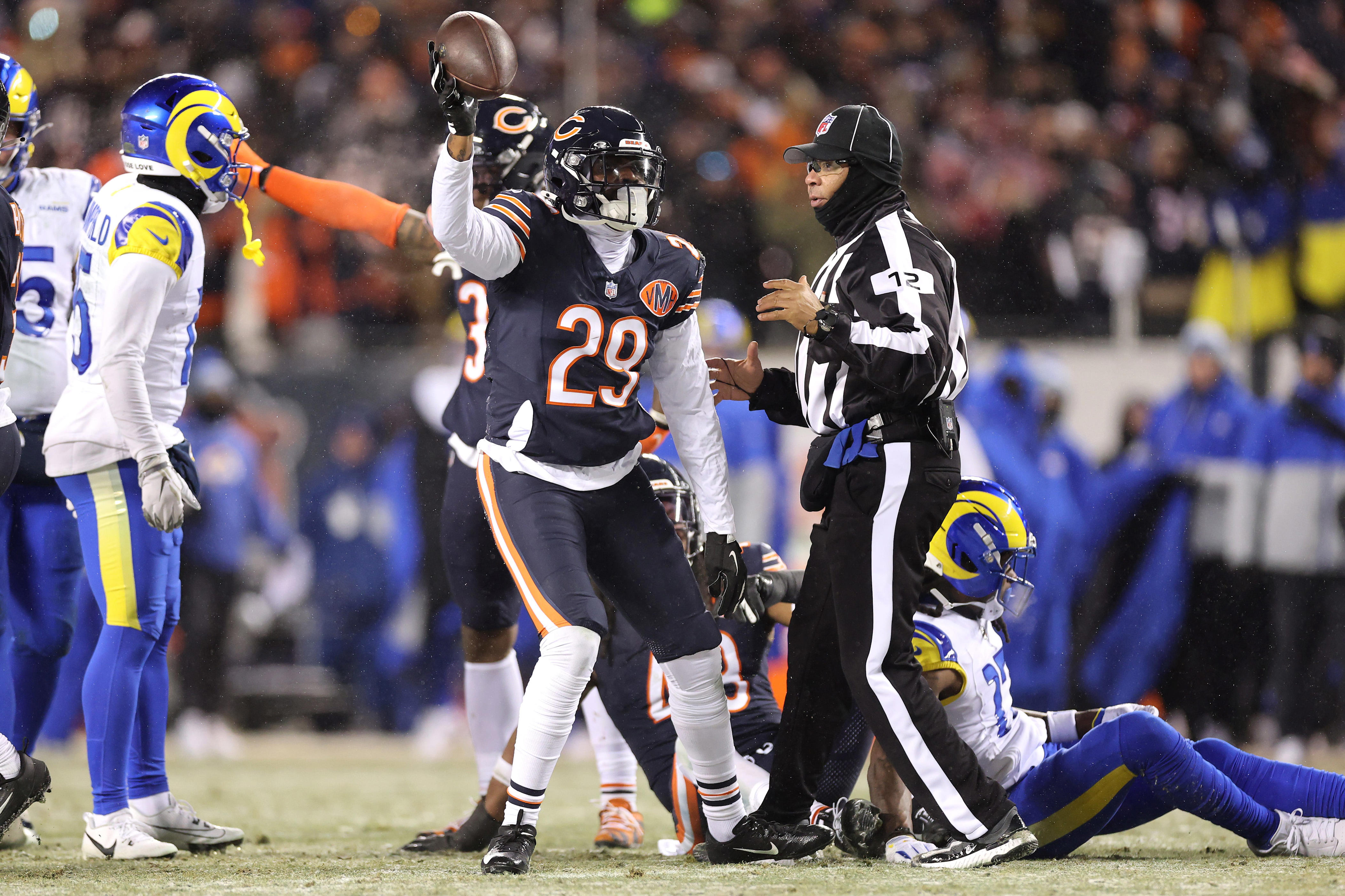 Wildly similar play controversial catch unfolds in Rams-Bears as Bills ...