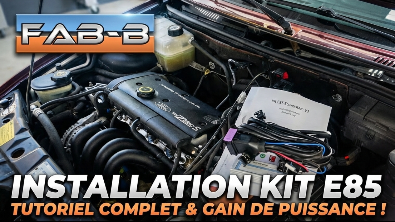 Installation facile d’un kit éthanol FLEX FUEL V3 sur Ford Fiesta 1.25