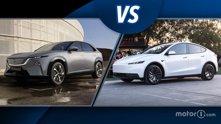 Mazda CX-6e vs. Tesla Model Y: comparativa de SUV eléctricos