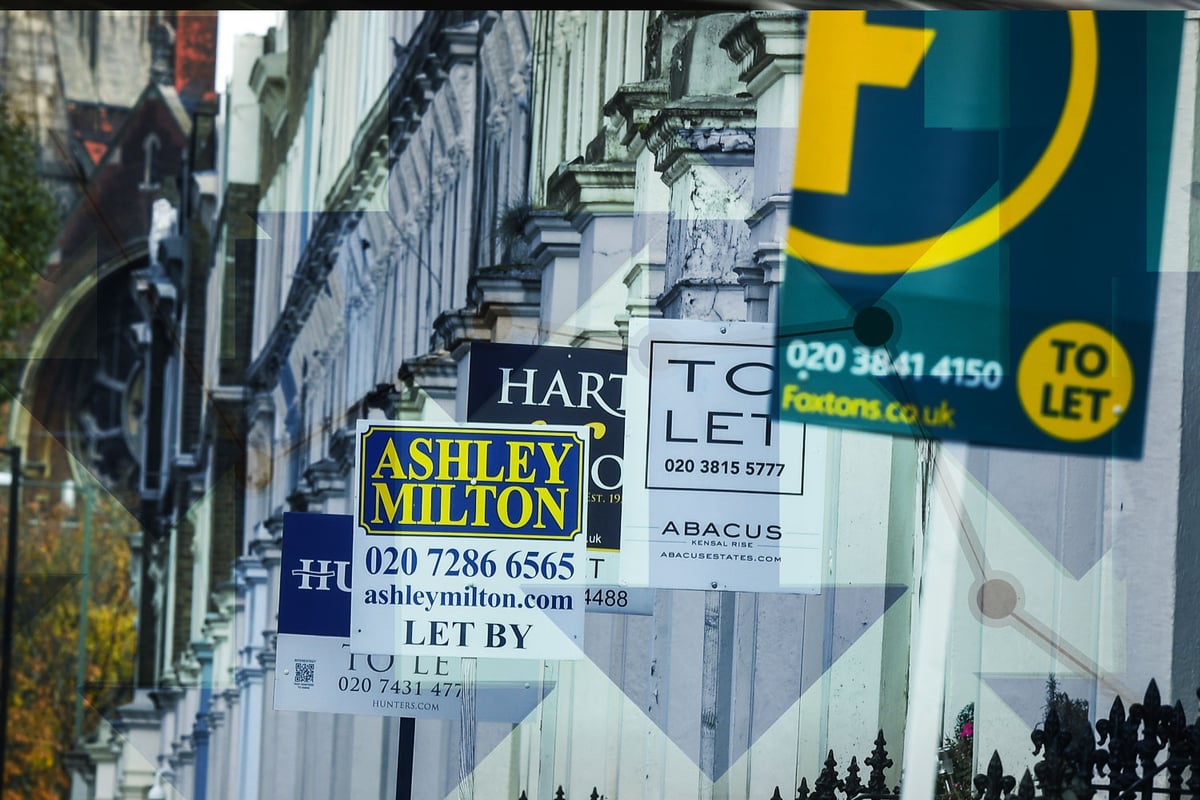 London rents see biggest annual fall in two years