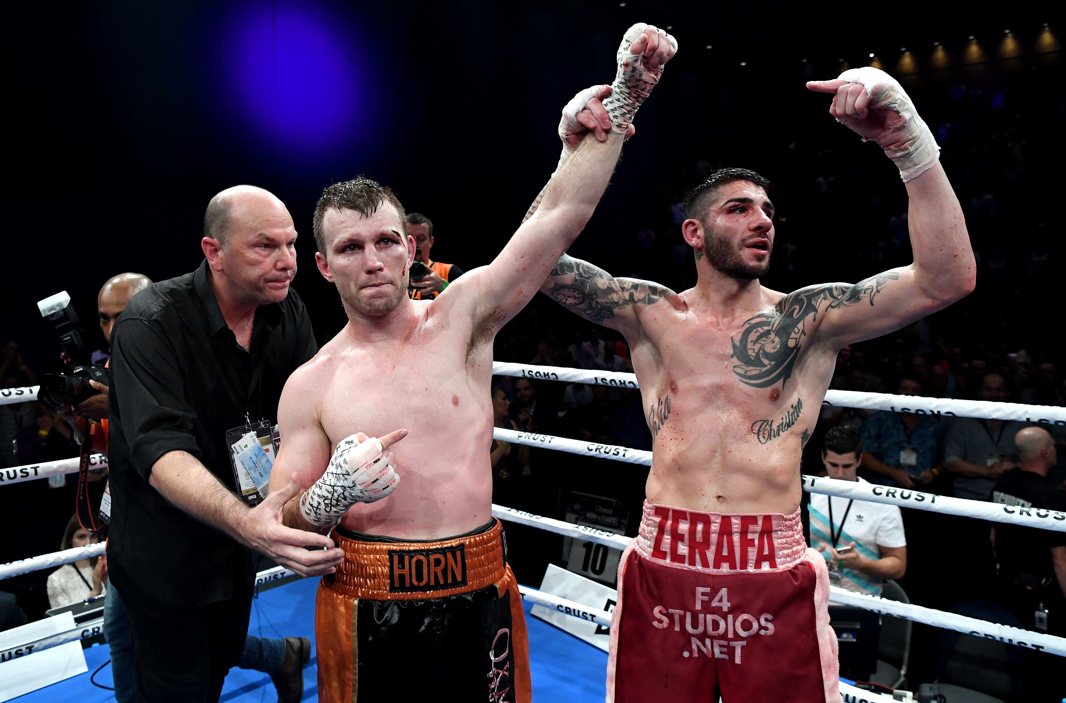 Michael Zerafa issues apology after post-fight act as Jeff Horn defends ...