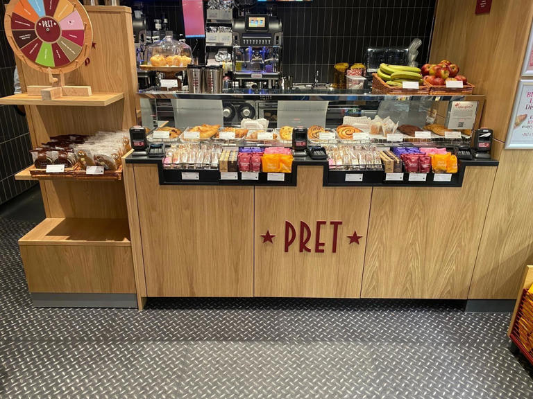 New 24-hour Pret A Manger opens at Gatwick petrol station - take a look ...