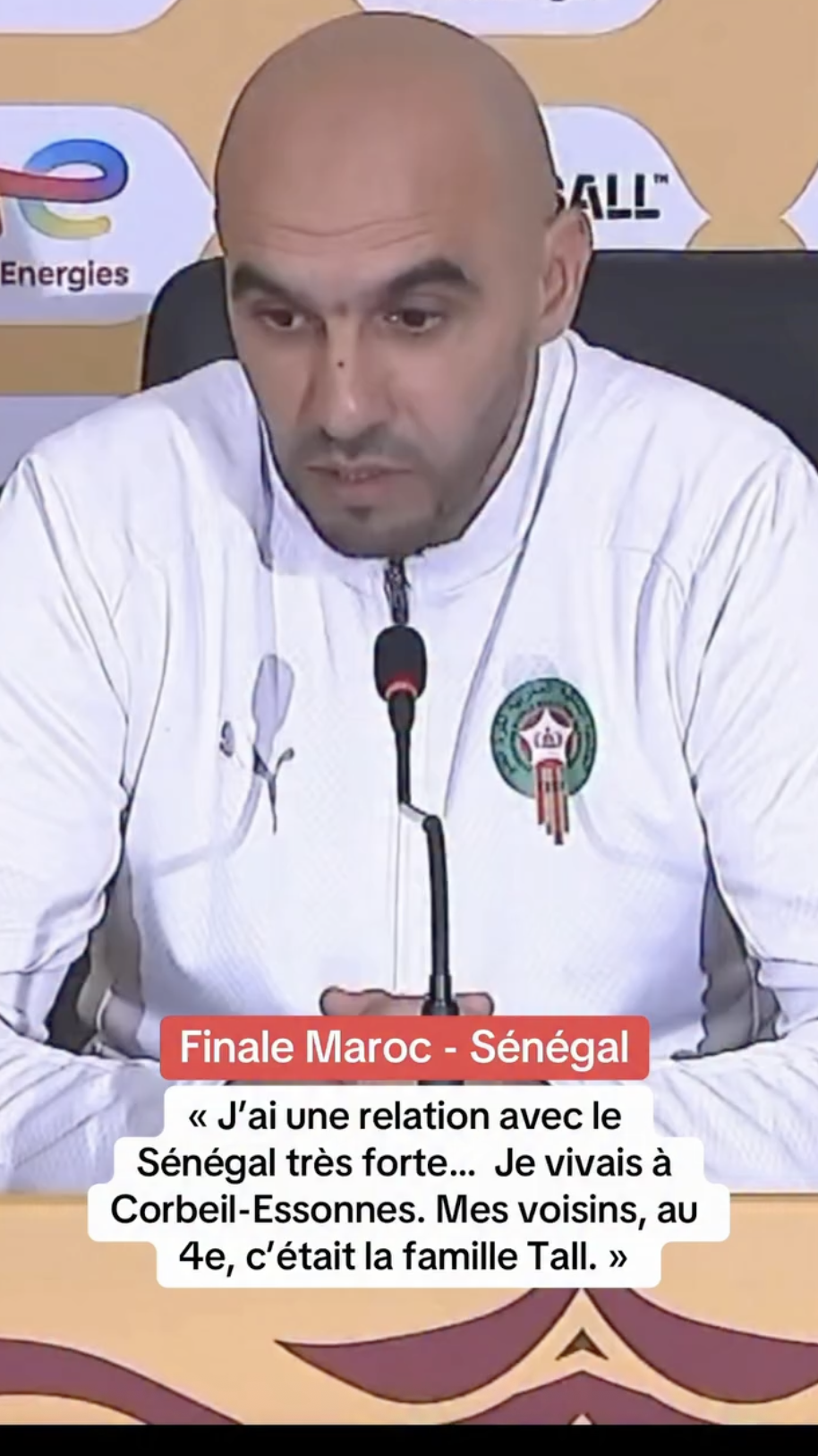 Walid Regragui : « J’ai une relation avec le Sénégal très forte… Je ...