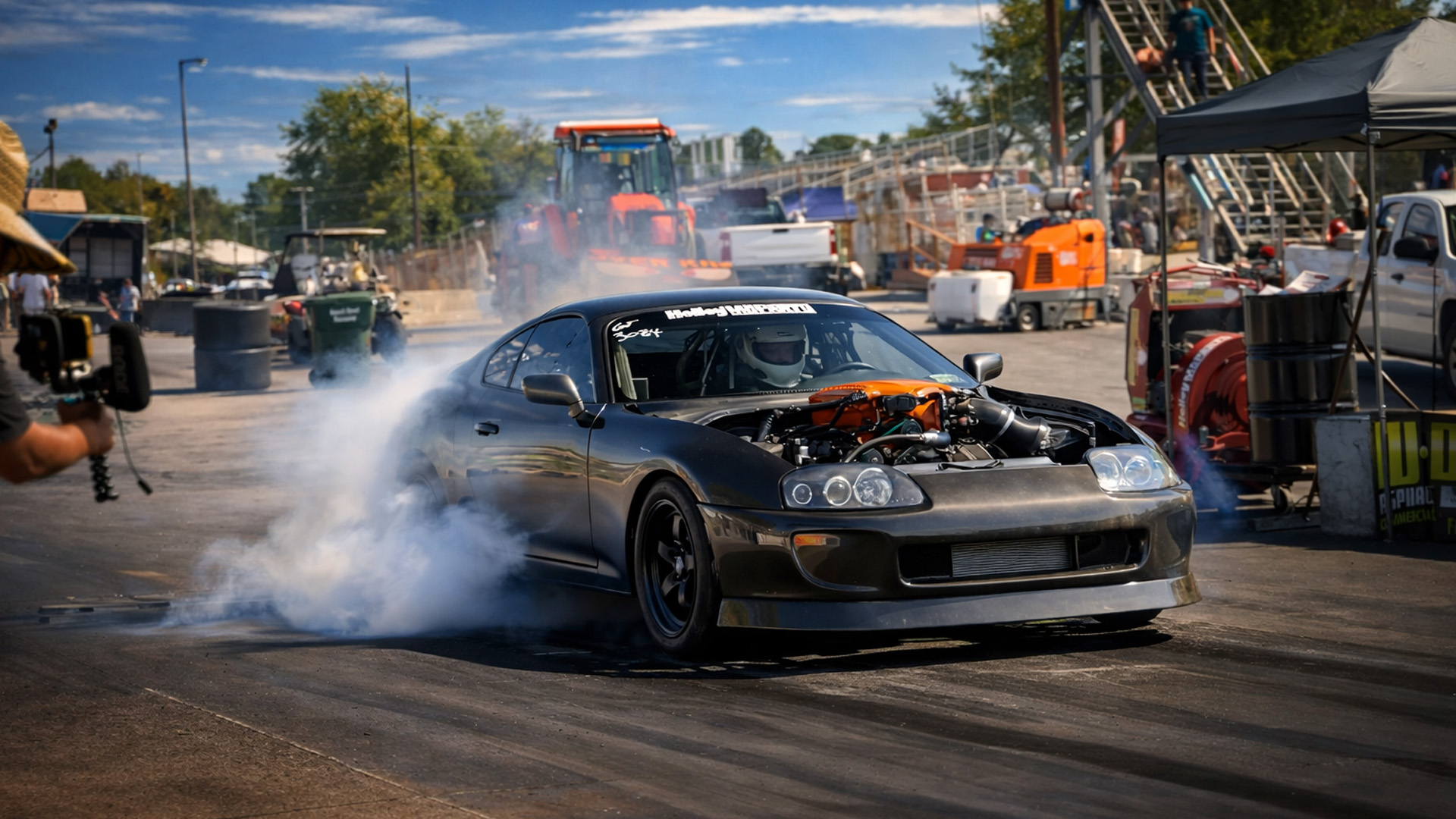 How fast can this engine-swapped Supra go?