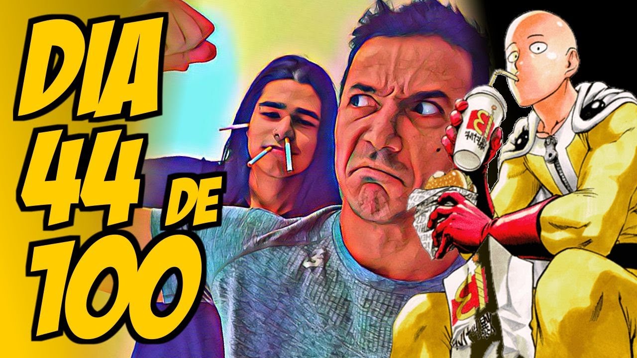 Treino Saitama - 44º dia de 100! Irmãos Piologo One Punch Man